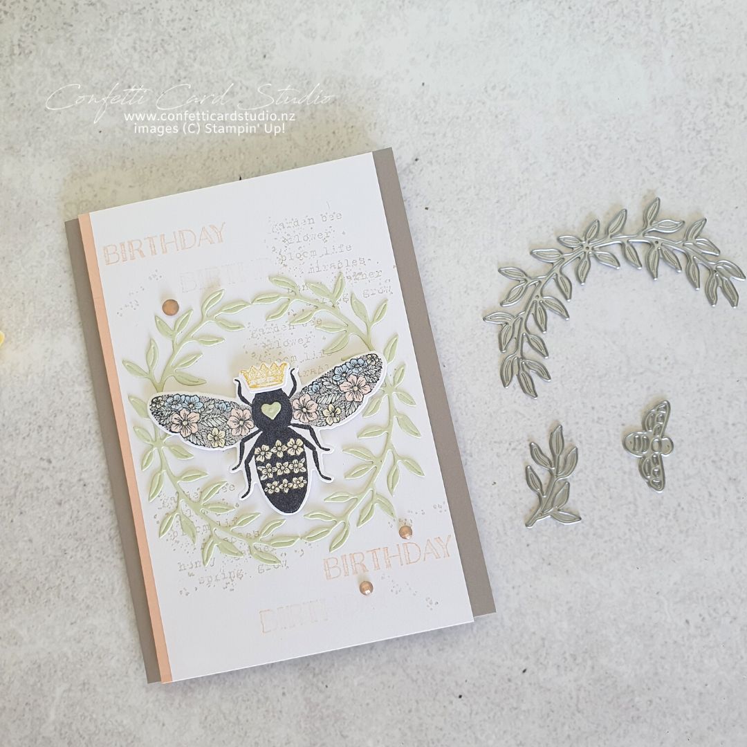 QUEEN BEE CARD - Confetti Card Studio