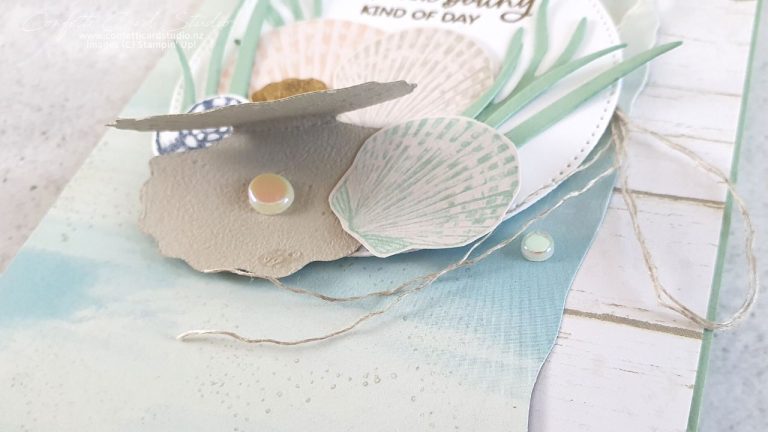 SEASIDE BAY BEACHY DAY CARD - Confetti Card Studio