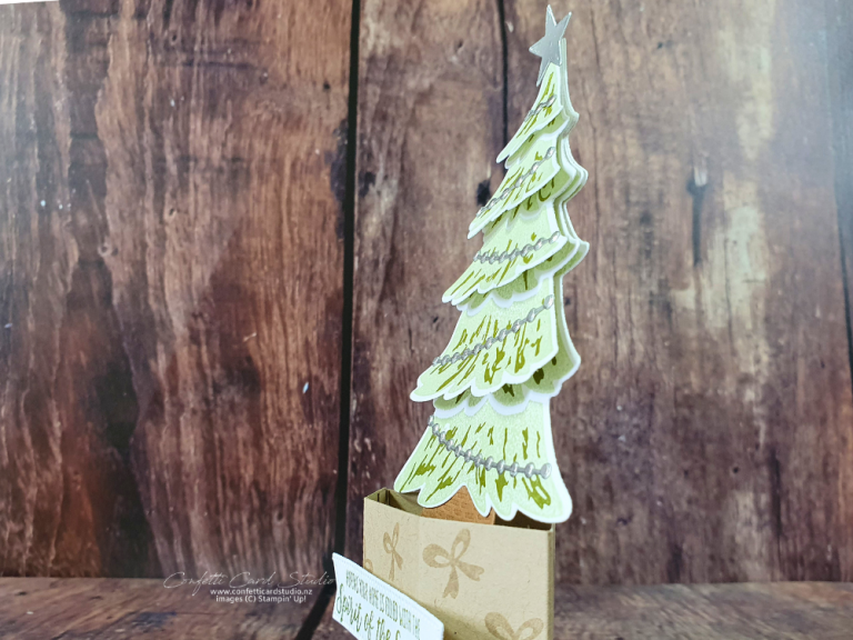Make a Layered Christmas Tree Card with Merriest Trees - Confetti Card ...