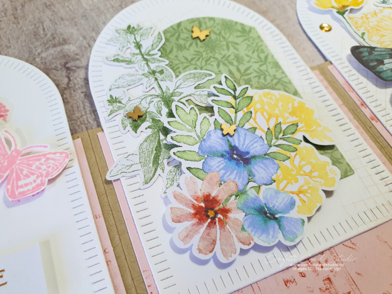 Arched Tri-Fold Card Kit Alternative - Confetti Card Studio